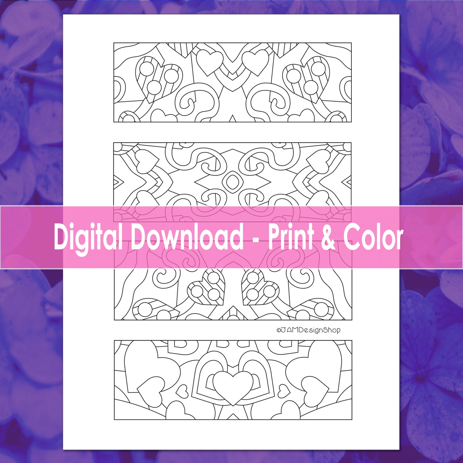 Coloring Bookmarks, Bookmark Set, Bookmarks for Women, Bookmarkers Set ...