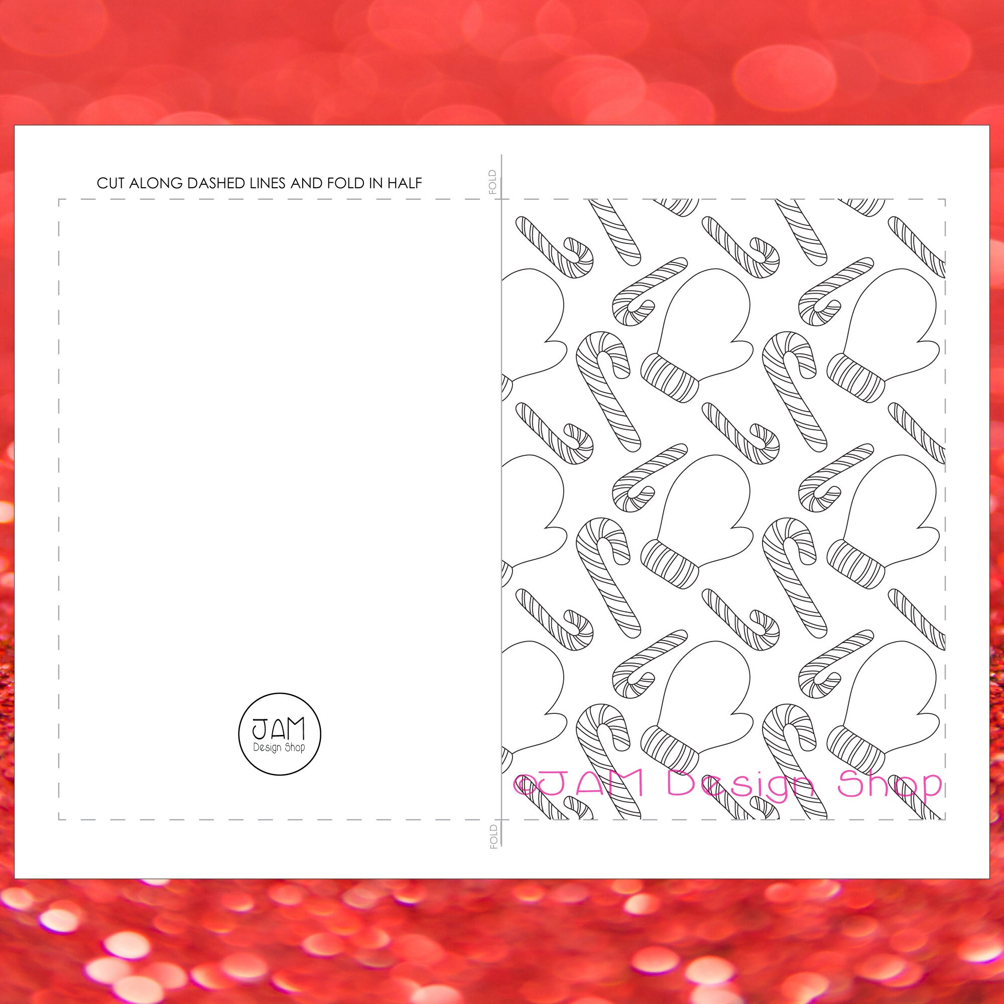 Coloring Cards, Holiday Cards, Christmas Cards, Holiday Card Set ...