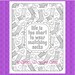 Sock Coloring Page, Positive Vibes, Mindfulness Gift, Sock Design ...