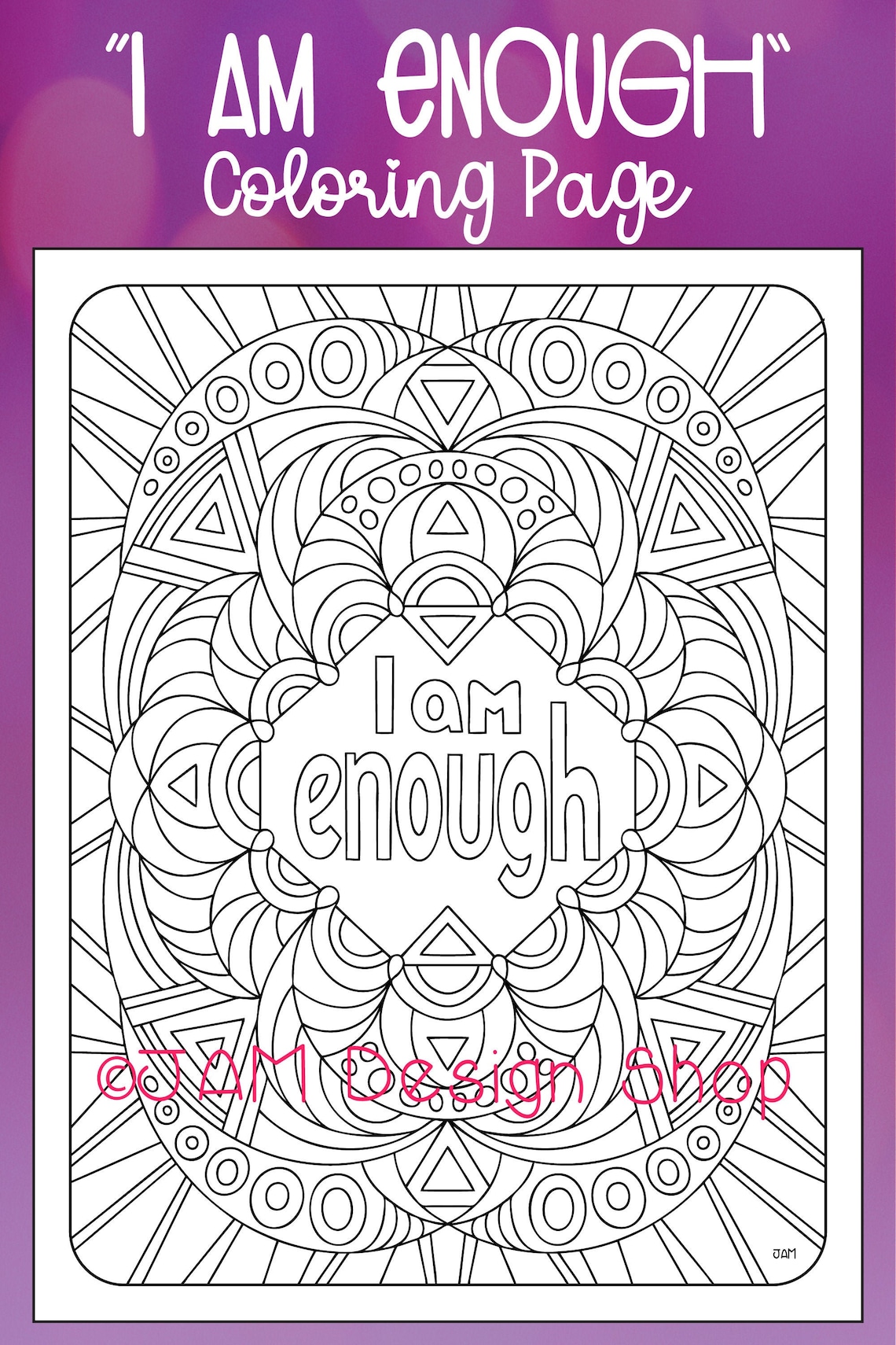 Positive Affirmation Coloring Page, Positivity Quotes, Positive Vibes ...