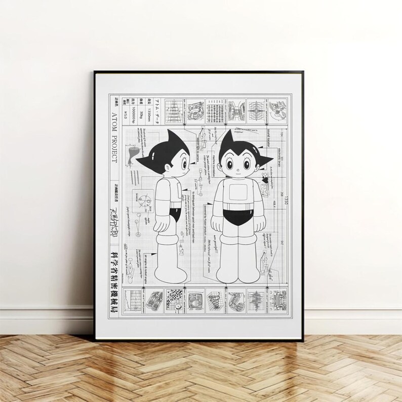 Plan Astro Boy Poster - Etsy