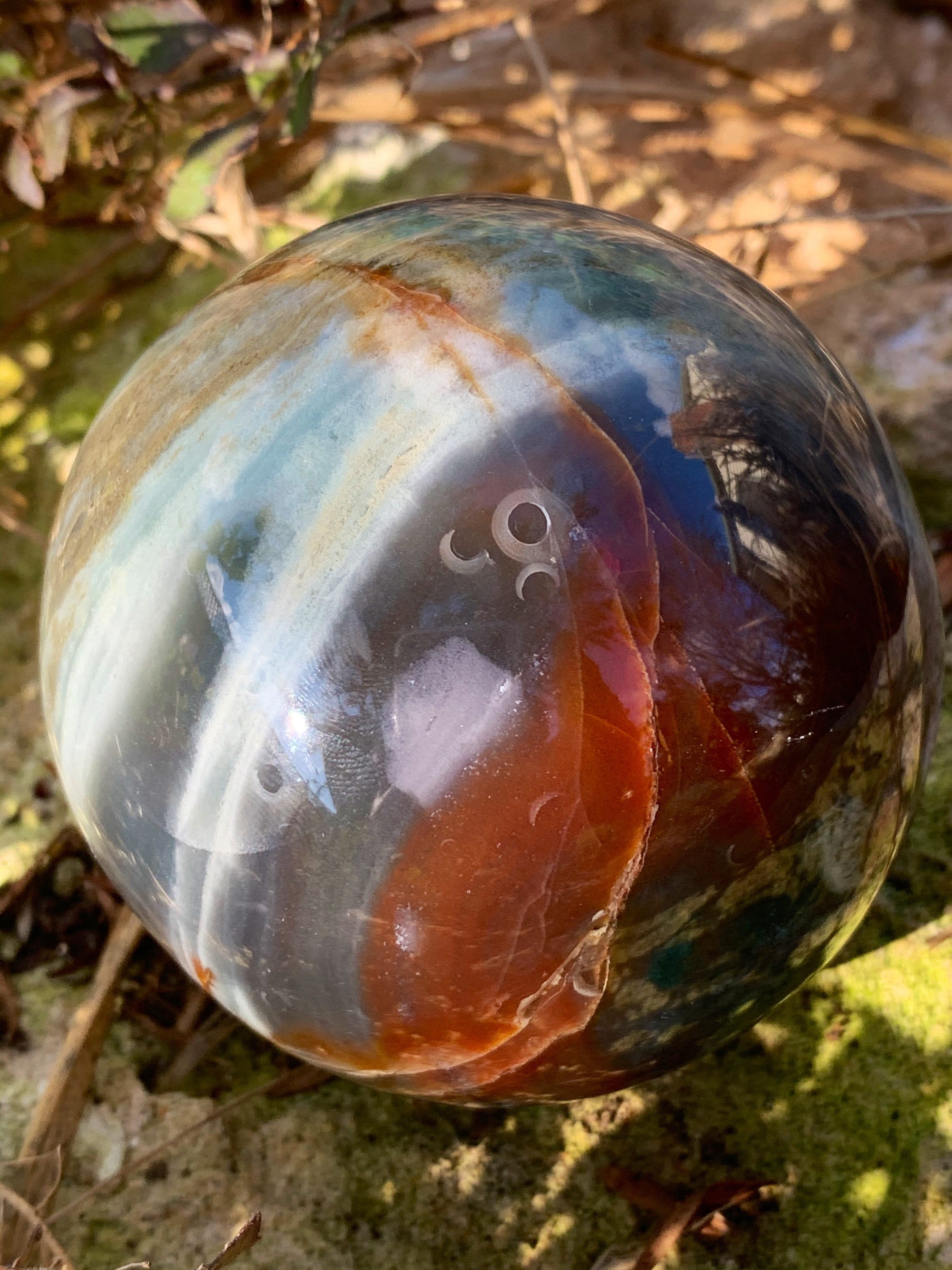 Colourful Ocean Jasper Sphere | Etsy
