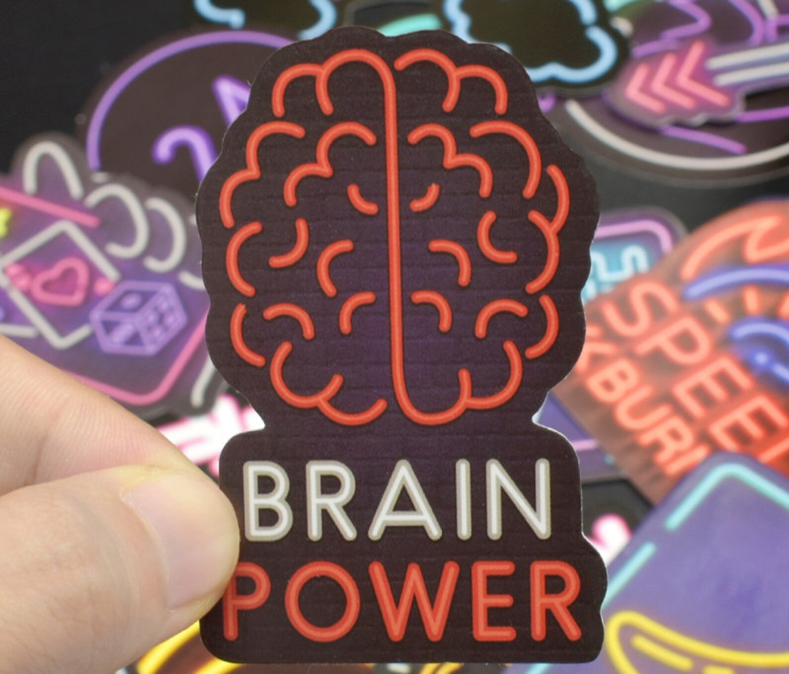 50 Vinyl Neon Light Sticker Bomb Pack Laptop Stickers Bike | Etsy