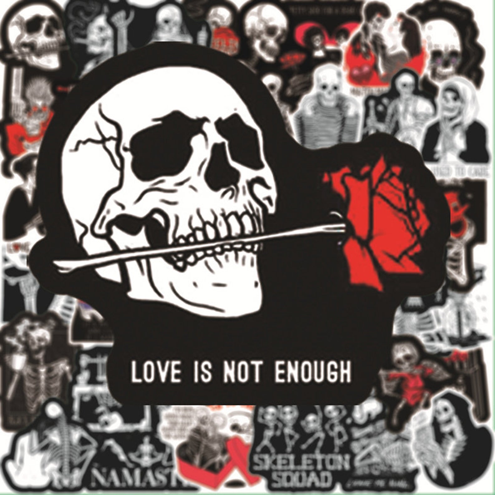 50 paquete de pegatinas de terror paquete de pegatinas | Etsy