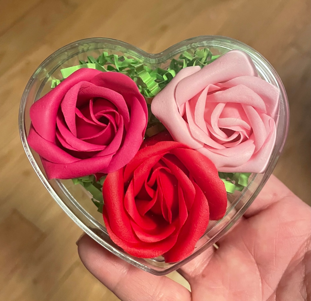 Rose Soap Rose Scented Petal Soap Wedding Favor Birthday - Etsy