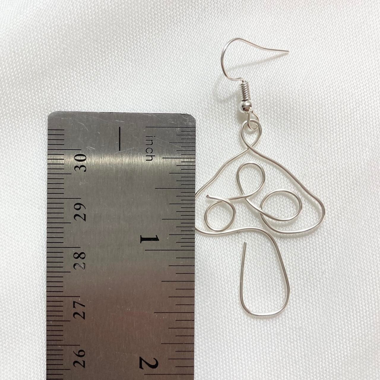 Wire Mushroom Earrings - Etsy