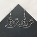 Wire Snail Earrings - Etsy