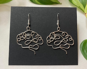 Human Brain Earrings - Etsy