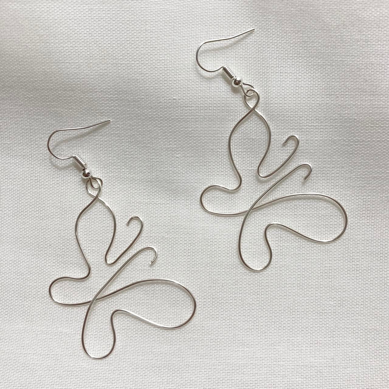 Wire Butterfly Earrings - Etsy