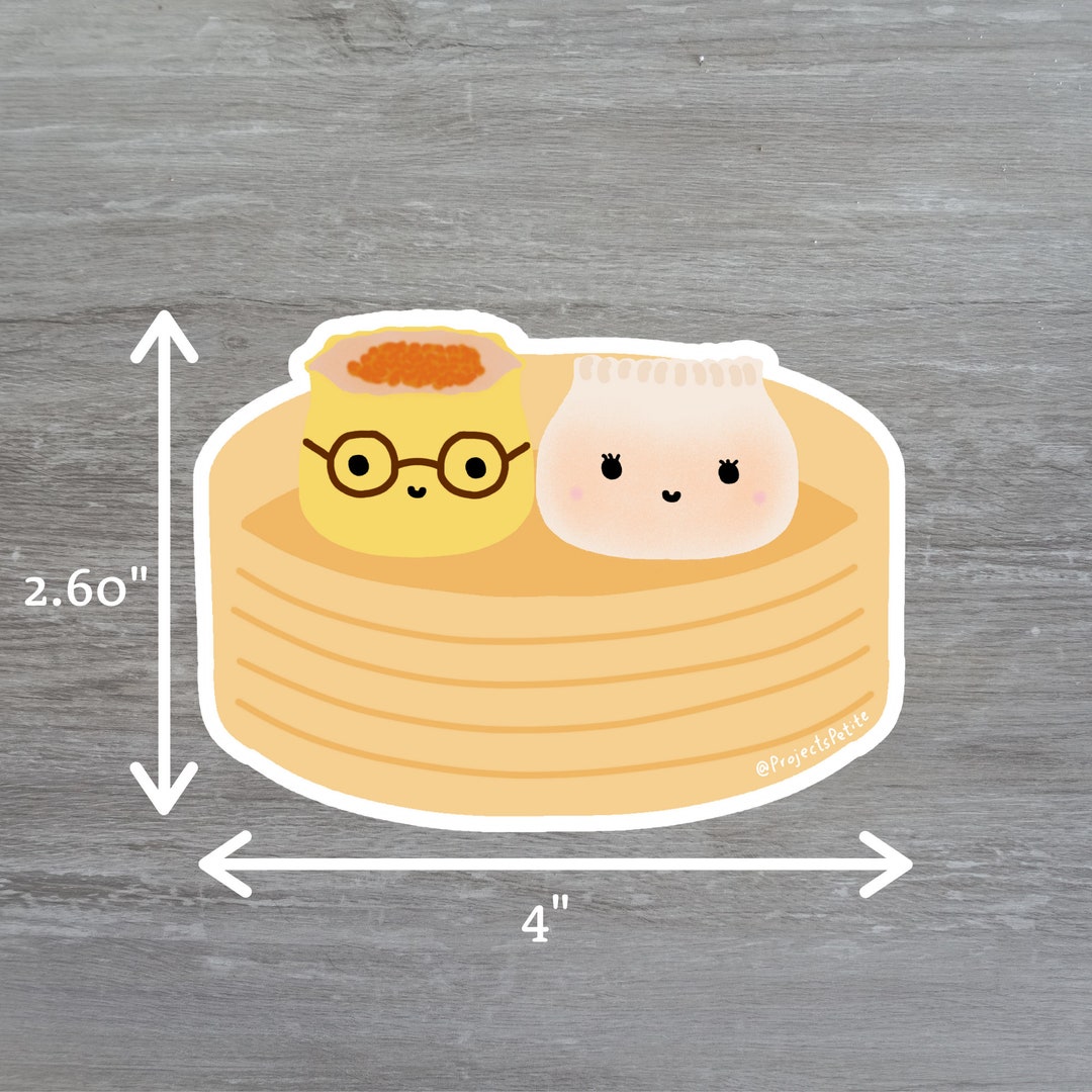 Dim Sum Vinyl Sticker - Etsy
