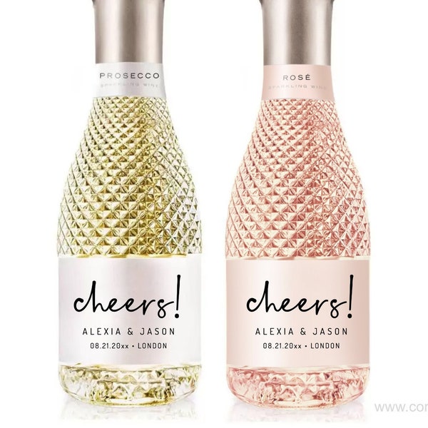 Customized Mini Champagne Bottle - Etsy