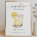 EDITABLE | Vodka Lemonade Bar Sign Template, 0042AA - Etsy