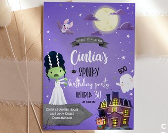 Frankenstein Party Invite - Etsy
