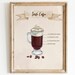 EDITABLE Irish Coffee Sign Template 0007AA - Etsy