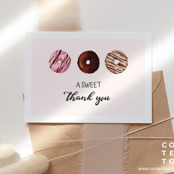 Donut Thank You - Etsy
