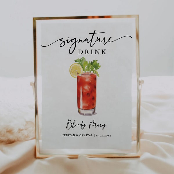 Bloody Mary Sign - Etsy