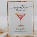 EDITABLE Cosmopolitan Bar Sign Template, 0042AA - Etsy