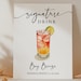 EDITABLE | Bay Breeze Bar Sign Template, 0042AA - Etsy