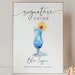 EDITABLE Blue Lagoon Bar Sign Template, 0042AA - Etsy