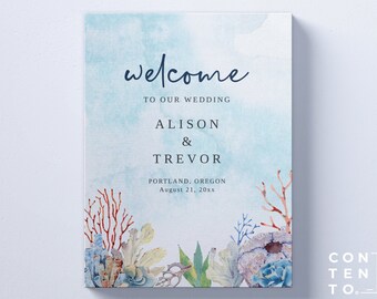 Under the Sea Shower Welcome Sign - Etsy