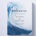 EDITABLE Ocean Welcome Sign Template 0012AA - Etsy