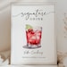 EDITABLE | Vodka Cranberry Bar Sign Template, 0042AA - Etsy