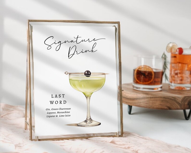 EDITABLE | Last Word Bar Sign Template, 0042AA - Etsy UK