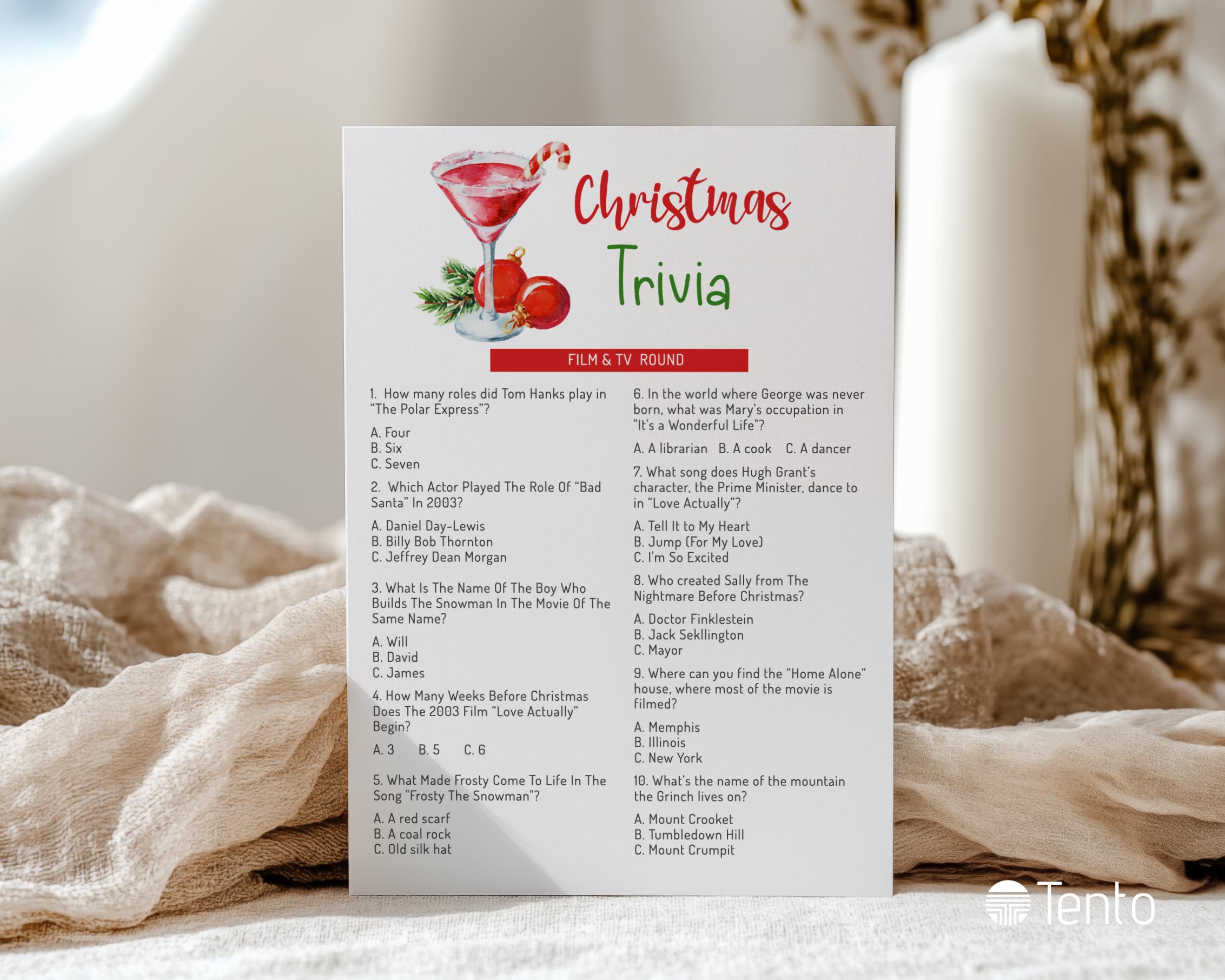 EDITABLE | Christmas Games Bundle, Winter Holiday Games, 0031AA - Etsy