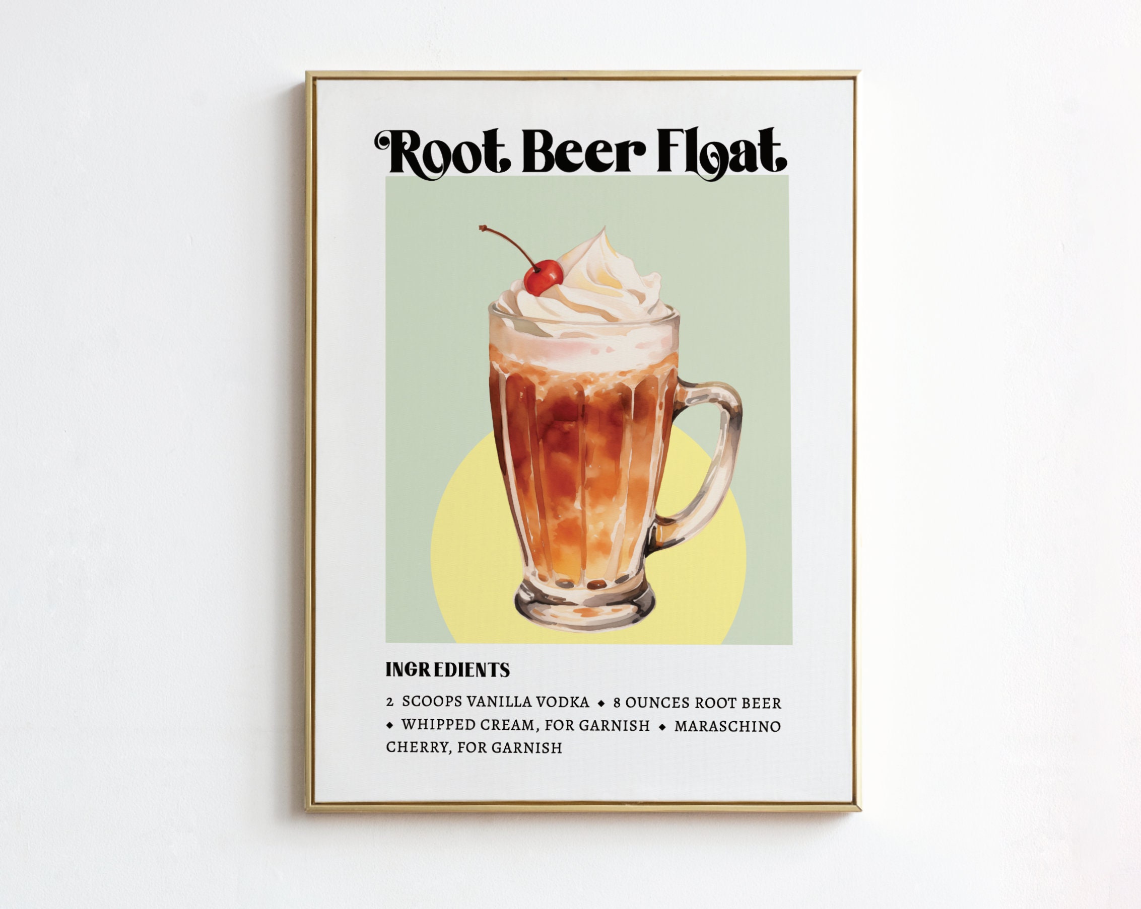 EDITABLE | Root Beer Float Bar Sign Template, 0042AA - Etsy