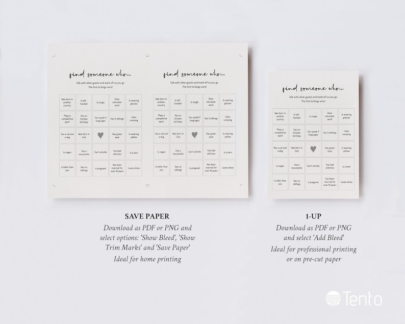EDITABLE | Find Someone Who Bingo Template, Minimalist Game, 0001AA - Etsy