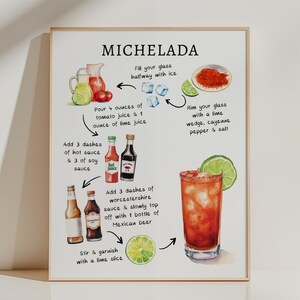 EDITABLE | Michelada Bar Sign Template, 0042AA - Etsy