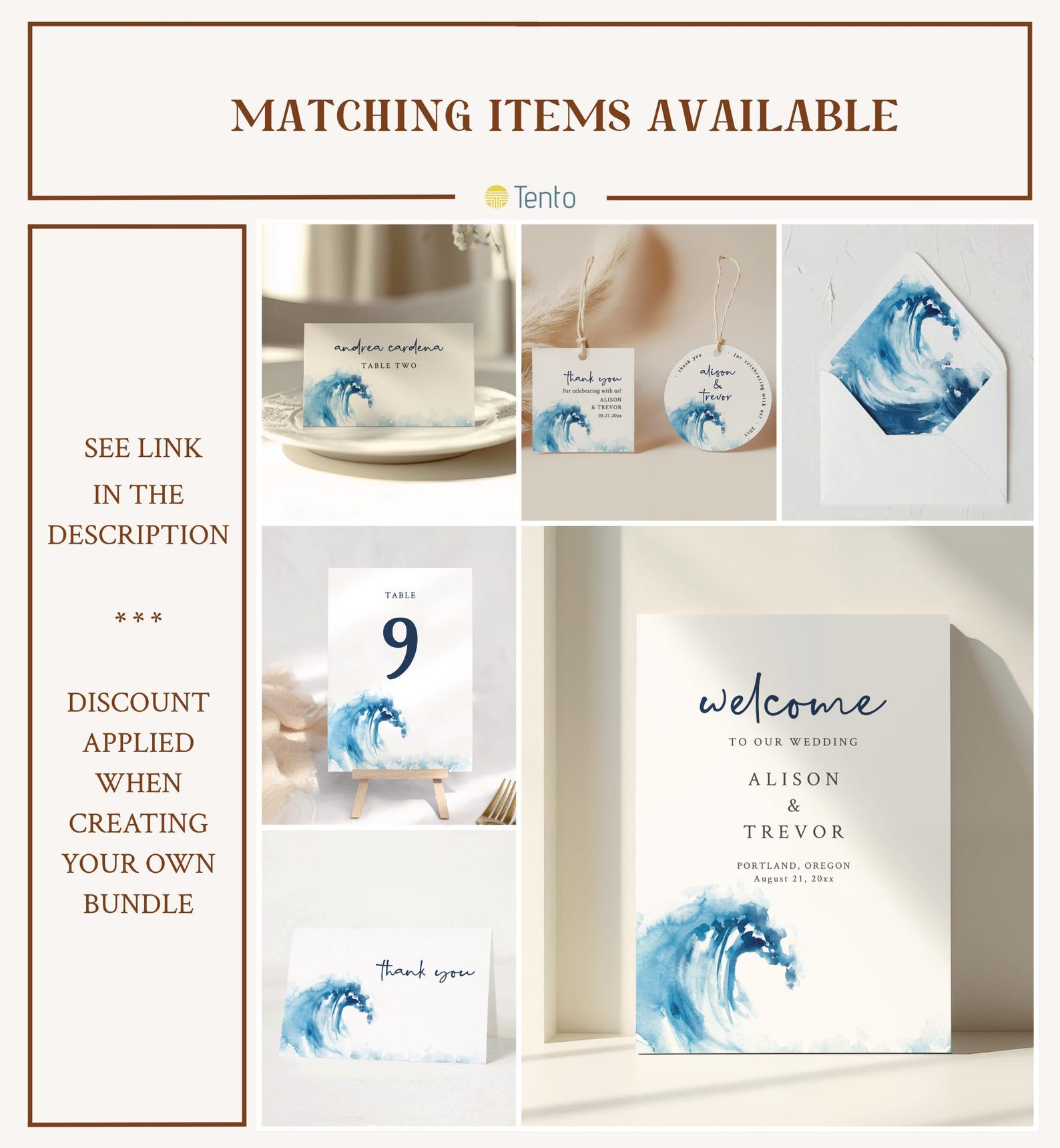 EDITABLE | Ocean Thank You Card Template, 0012AA - Etsy