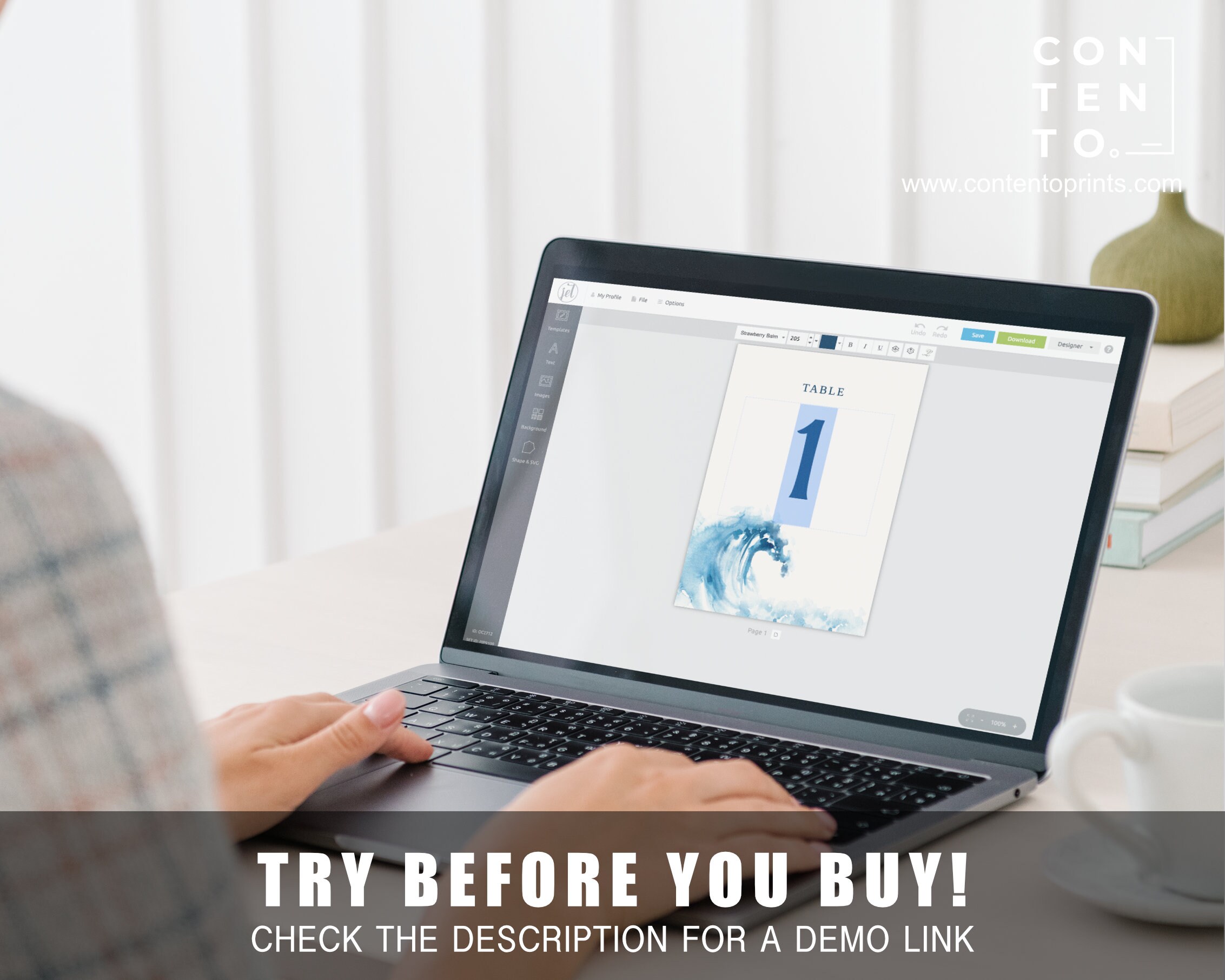 EDITABLE Ocean Table Number Template Nautical Wedding Table - Etsy