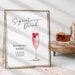 EDITABLE Blushing Bride Bar Sign Template, 0042AA - Etsy
