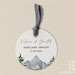 EDITABLE Mountain Favor Tag Template 0018AA - Etsy