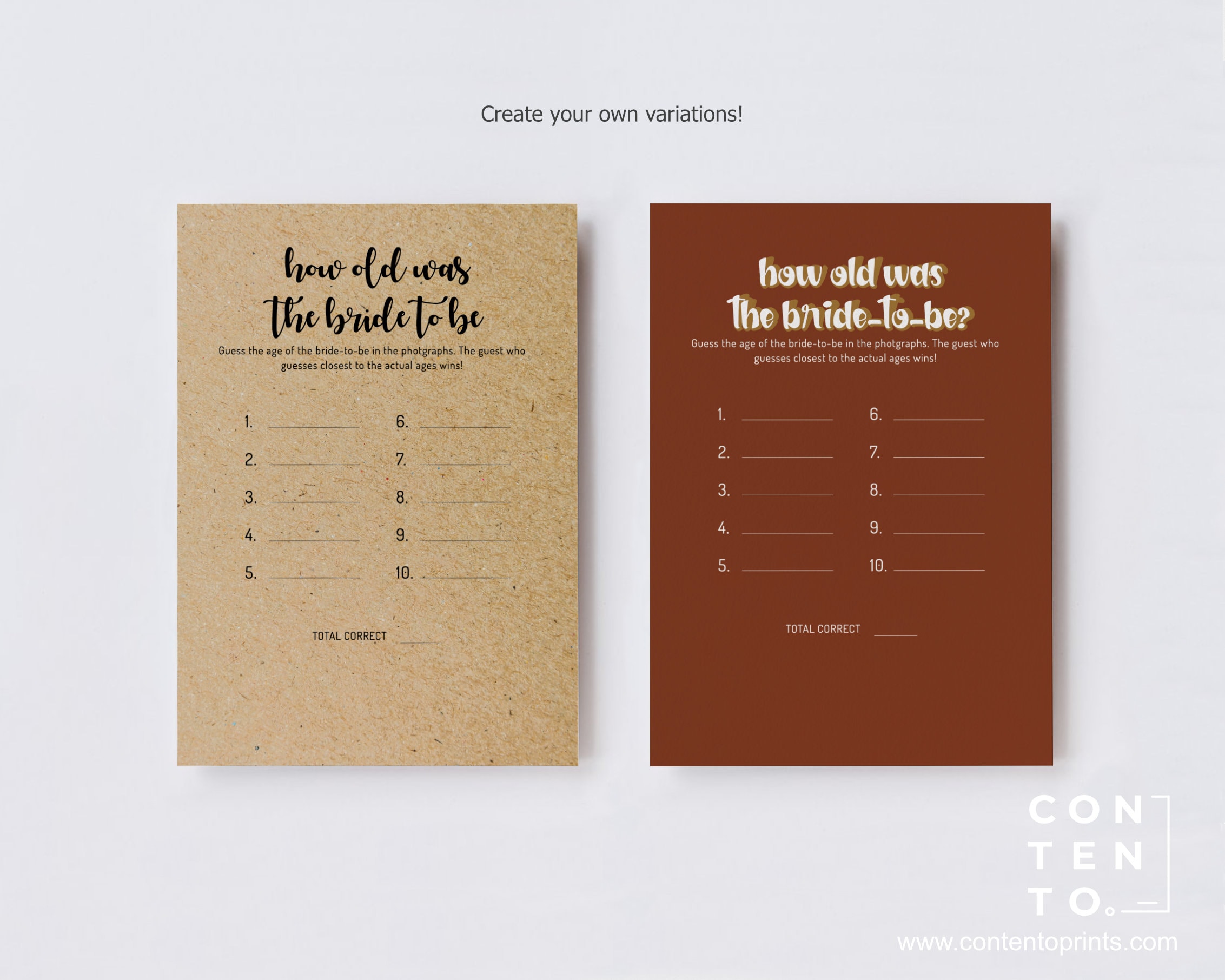 EDITABLE Guess How Old Game Template, Minimalist Bachelorette Party ...