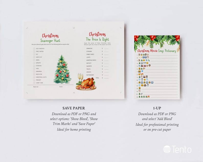 EDITABLE | Christmas Games Bundle, Winter Holiday Games, 0031AA - Etsy
