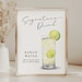 EDITABLE | Ranch Water Bar Sign Template, 0042AA - Etsy
