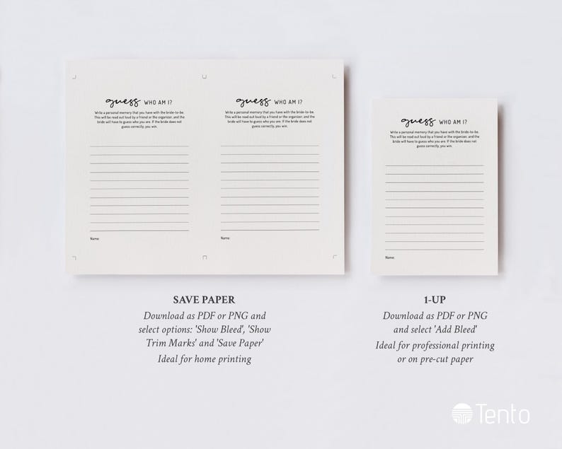 EDITABLE | Guess Who Am I Game Template, Minimalist Bachelorette Party ...