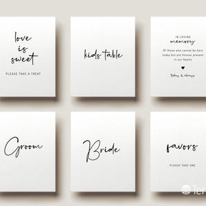EDITABLE | Minimalist Custom Sign Template, 0001AA - Etsy Canada