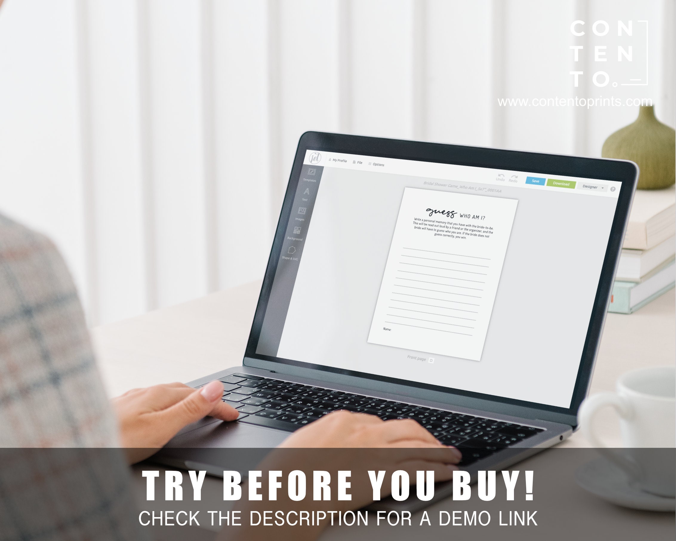 EDITABLE Guess Who Am I Game Template Minimalist - Etsy