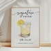 EDITABLE | Vodka Lemonade Bar Sign Template, 0042AA - Etsy