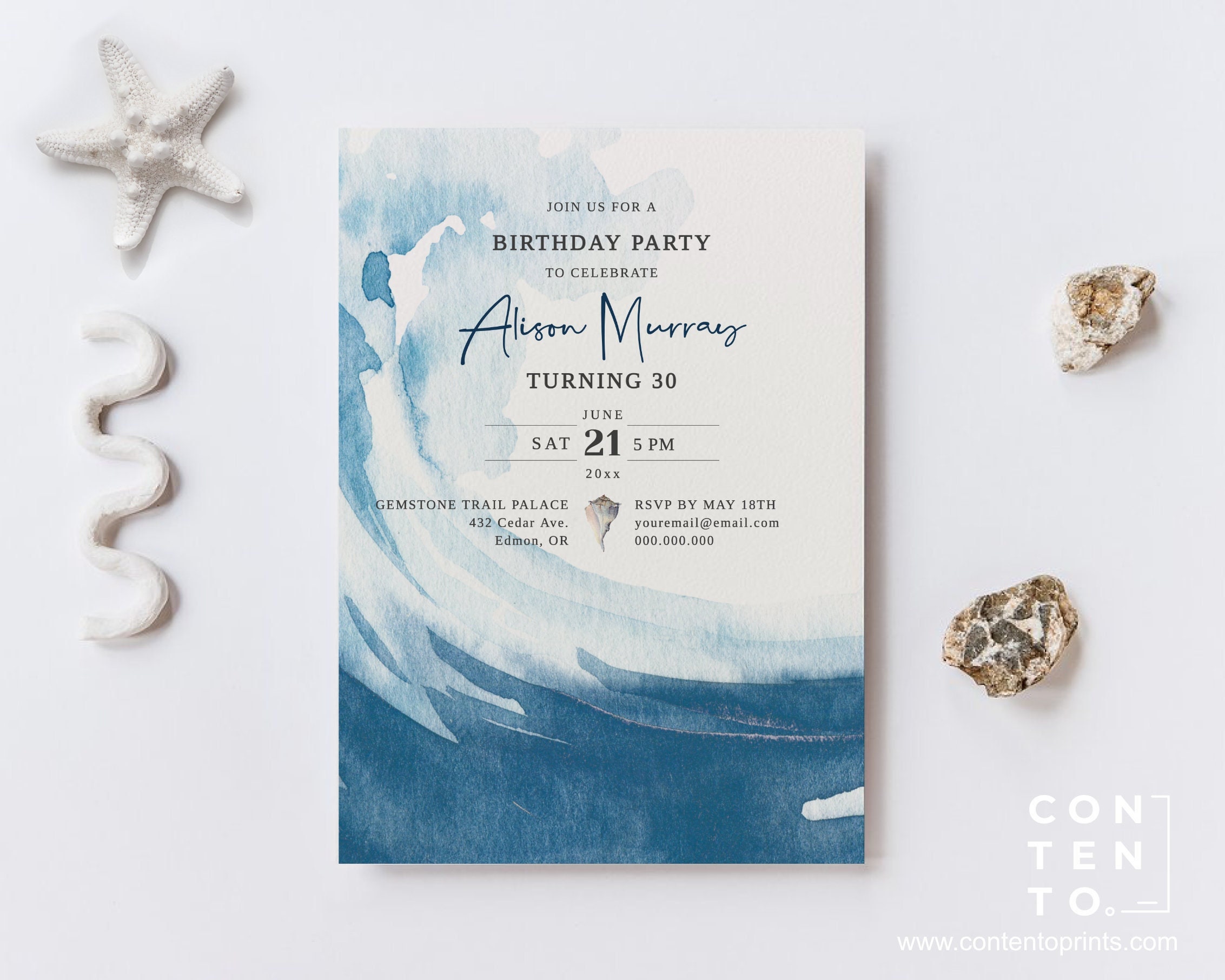 Wave Birthday - Etsy