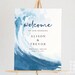 EDITABLE Ocean Welcome Sign Template, 0012AA - Etsy