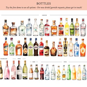 EDITABLE | Signature Drinks Sign Template, 0042AA - Etsy