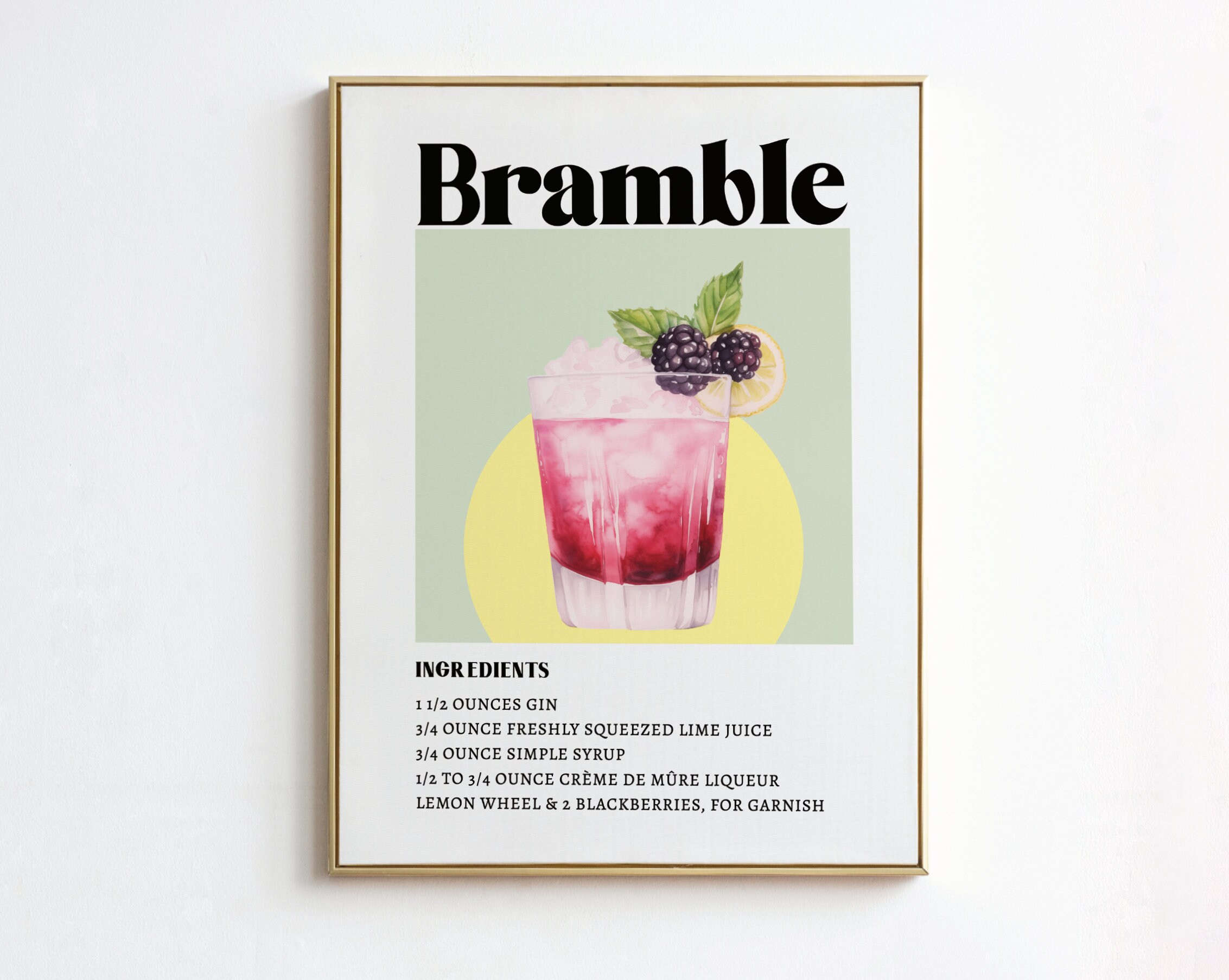 EDITABLE | Bramble Bar Sign Template, 0042AA - Etsy