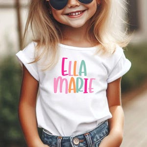 Custom Name PNG, Little Girl Name Design, Trendy Colorful Name Download ...