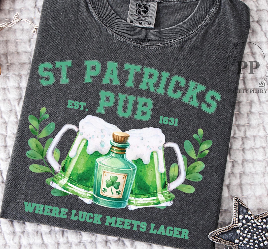 Saint Patrick Pub PNG, St Patties Day Sublimation, Lucky PNG, Funny ...