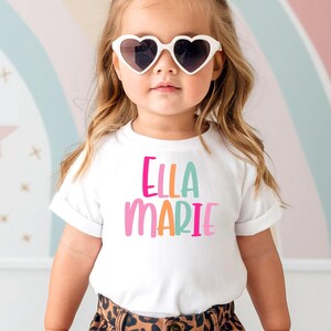 Custom Name PNG, Little Girl Name Design, Trendy Colorful Name Download ...