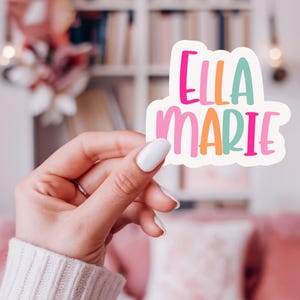 Custom Name PNG, Little Girl Name Design, Trendy Colorful Name Download ...